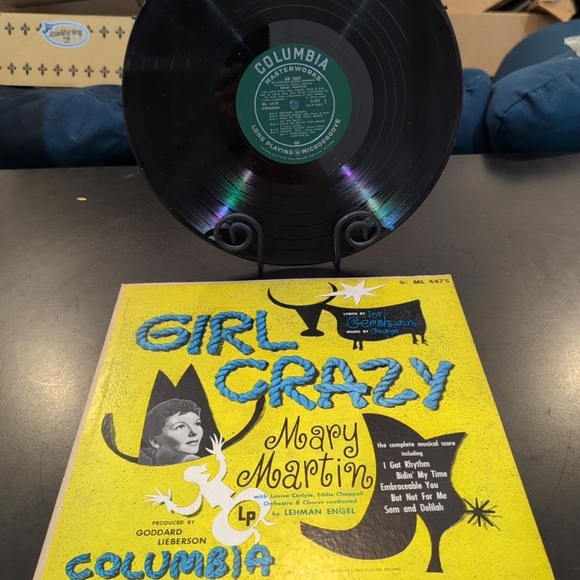 Columbia | Party Supplies | Columbia Black Vinyl Record Girl Crazy ...